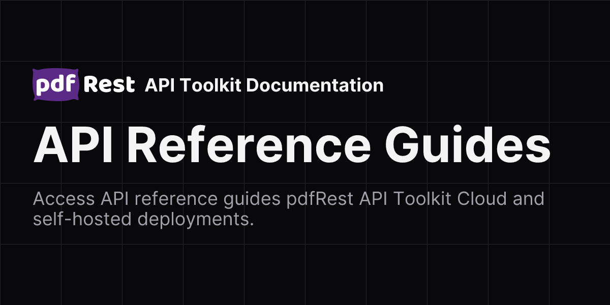 Api Reference Guides Pdfrest Api Toolkit Pdfrest Api Toolkit 3505